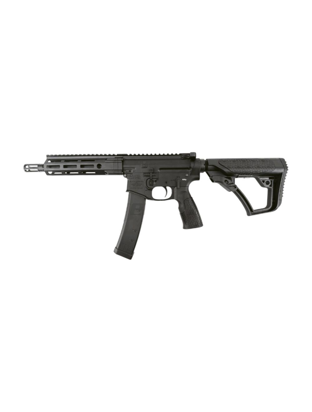 Daniel Defense DD PCC SBR Gas Blowback (Double Eagle - G105A-01 - Black)