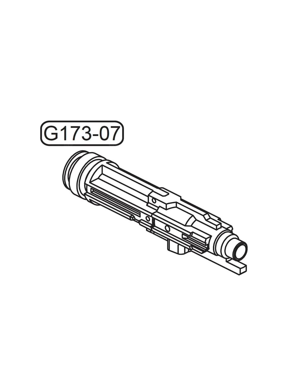 GHK Original Parts - Glock G17 Gen3 Piston / Loading Nozzle for GBB ...