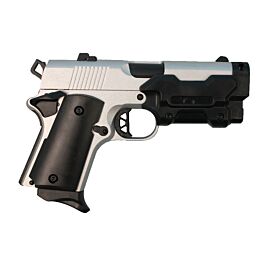 Double Bell AM45 Vorpal Bunny Gas Blowback Pistol (Silver/Black - Metal ...