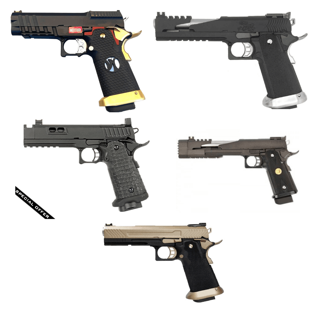 Top 5 Hi-Capa Airsoft Pistols at Bespoke Airsoft